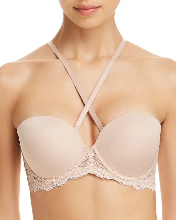 ON GOSSAMER Beautifully Basic Strapless Multi-way Bra - Champagne