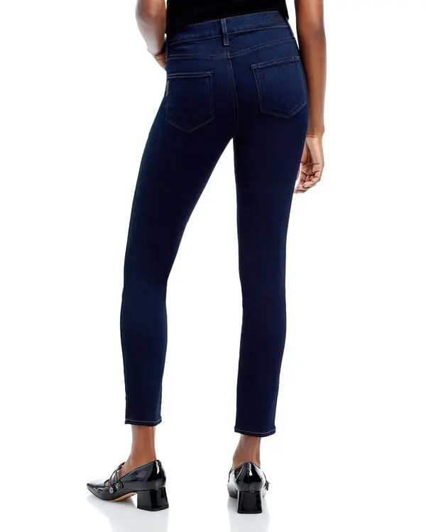 Paige Hoxton High-rise Ankle Skinny Jeans - Mona