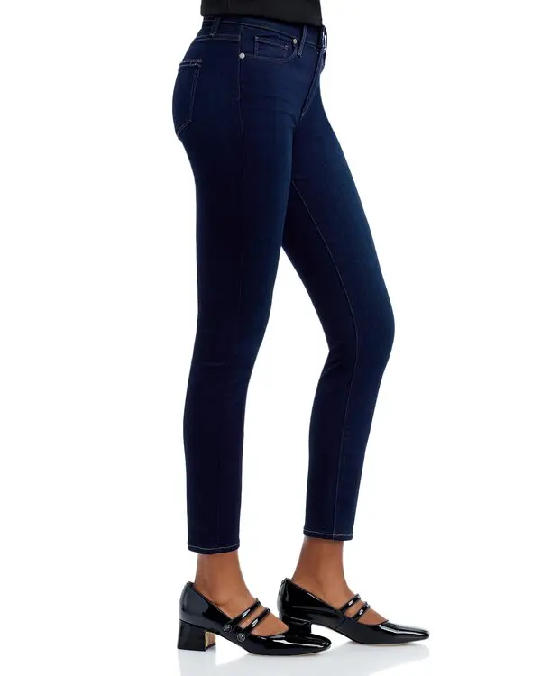 Paige Hoxton High-rise Ankle Skinny Jeans - Mona