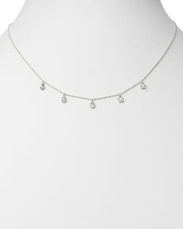 Roberto Coin 18k Diamonds The Inch Necklace - White Gold