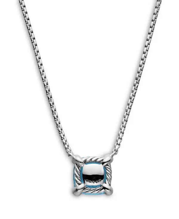 David Yurman Chatelaine Pendant Necklace - Blue