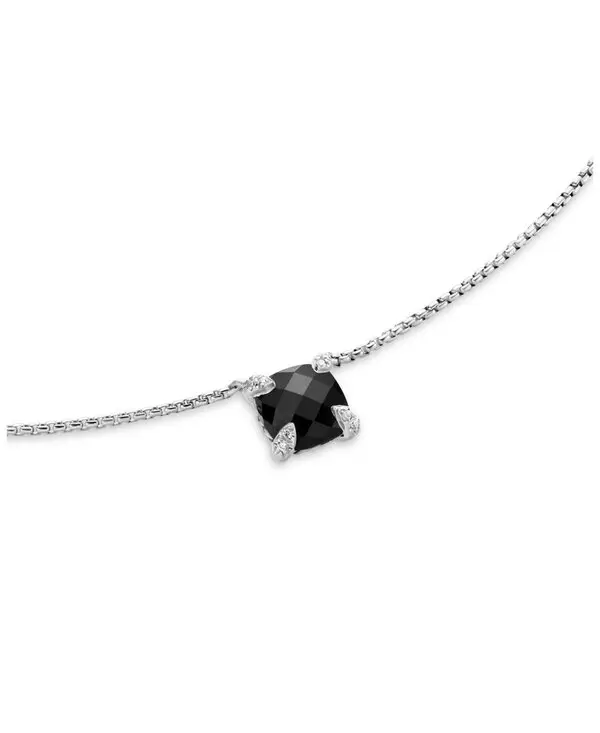 David Yurman Chatelaine Pendant Necklace - Black