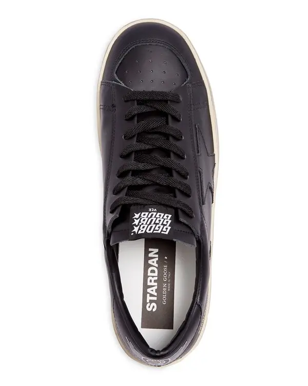 GOLDEN GOOSE Stardan Low Top Sneakers - Black