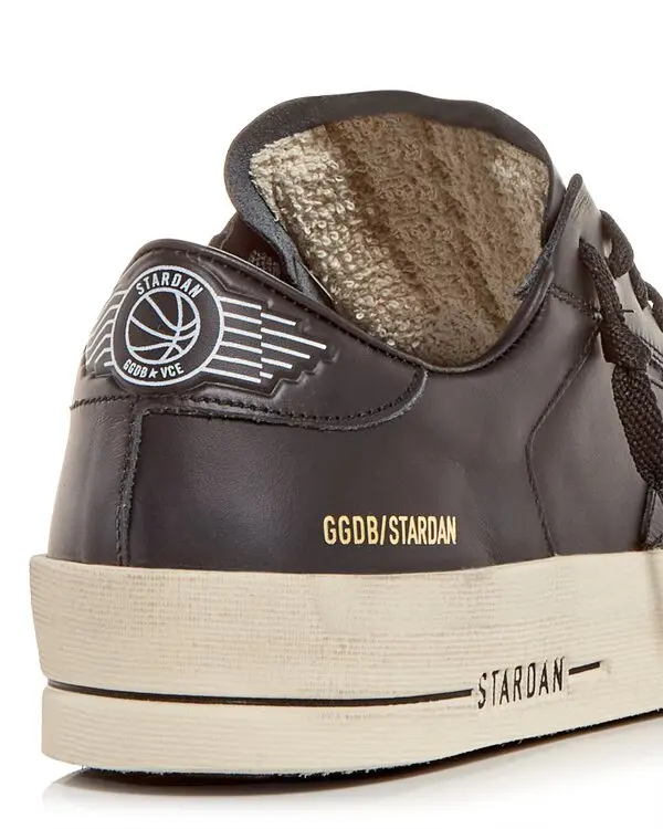 GOLDEN GOOSE Stardan Low Top Sneakers - Black