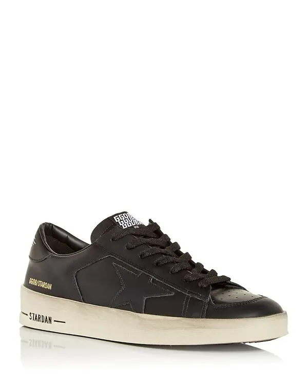 GOLDEN GOOSE Stardan Low Top Sneakers - Black