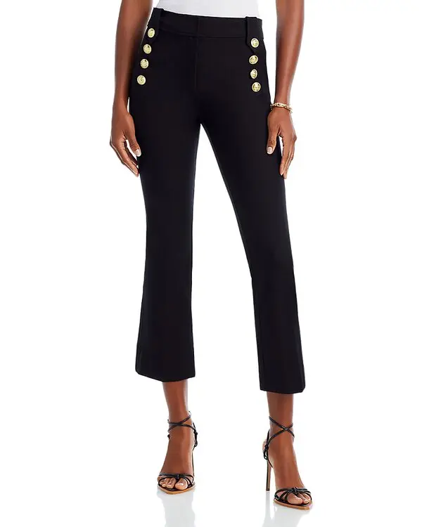 Derek Lam 10 Crosby Robertson Crop Flare Pants - Black