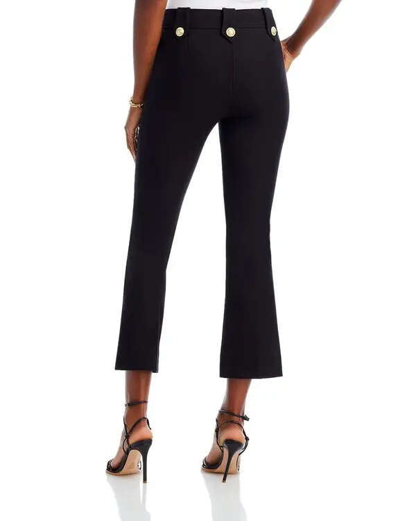 Derek Lam 10 Crosby Robertson Crop Flare Pants - Black