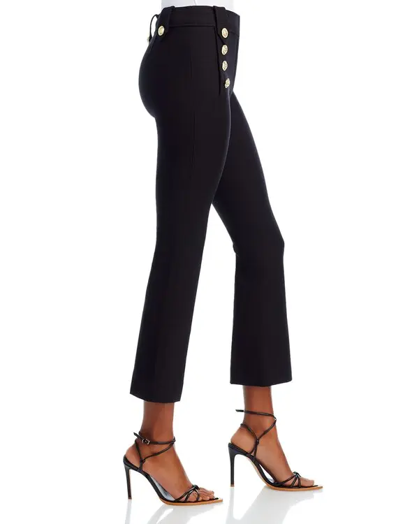 Derek Lam 10 Crosby Robertson Crop Flare Pants - Black