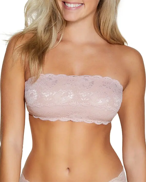 Cosabella Never Say Never Flirtie Lace Bandeau Bra - Mandorla