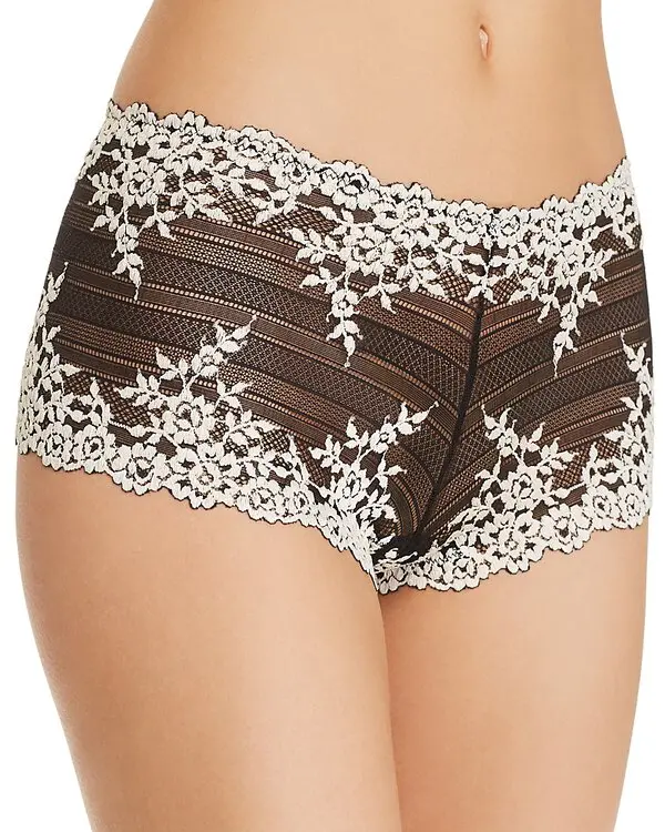 Wacoal Embrace Lace Boyshorts - Black