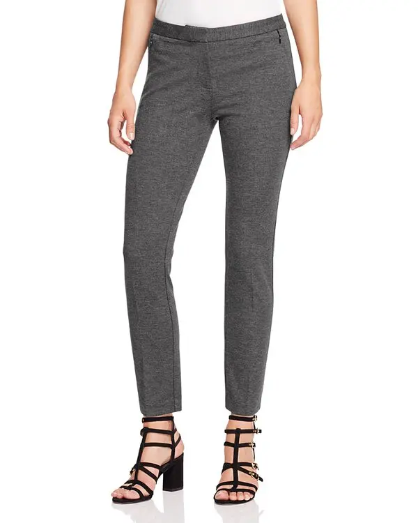 Kobi Halperin Alexandra Slim Ankle Pants - Dark Grey Melange