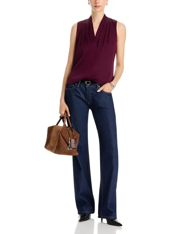 Kobi Halperin Mila Silk Blouse - Berry