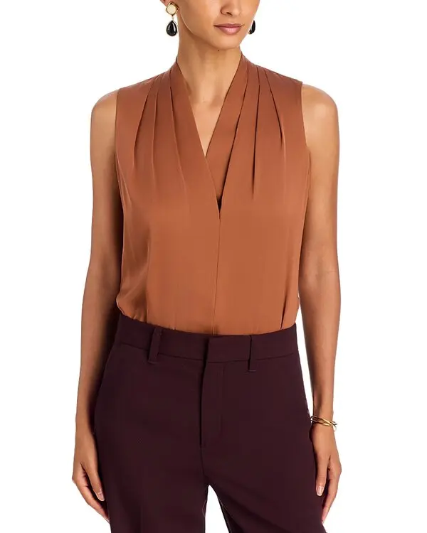 Kobi Halperin Mila Silk Blouse - Bourbon