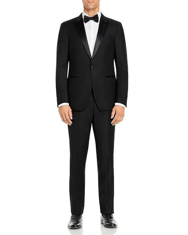 John Varvatos Bleecker Slim Fit Tuxedo - Black