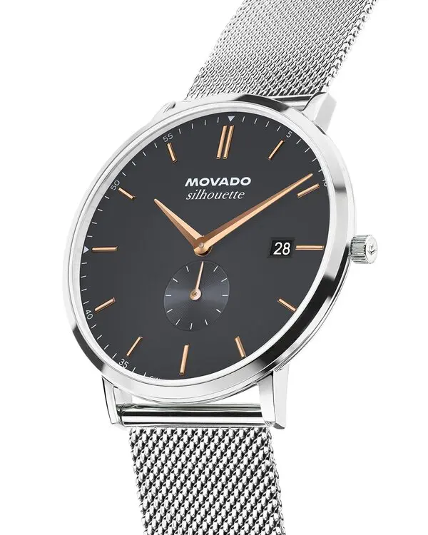 Movado Silhouette Watch, 40mm