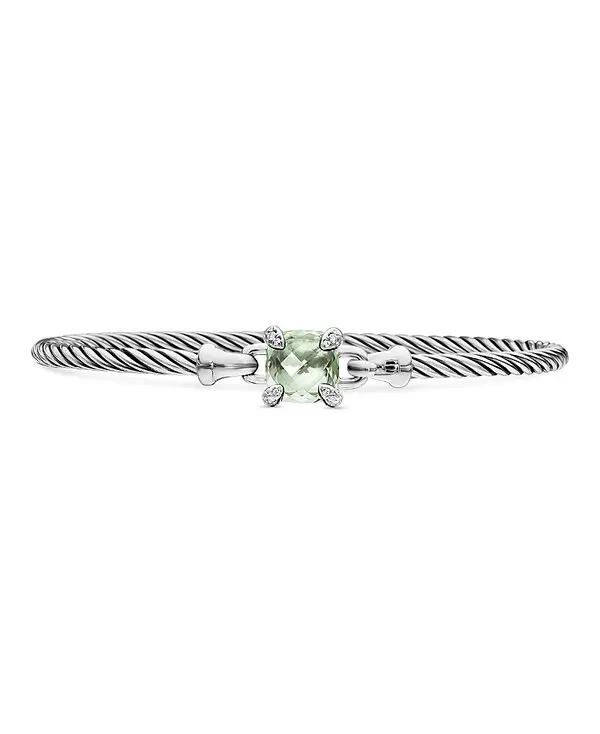 David Yurman Chatelaine Bracelet - Prasiolite/silver