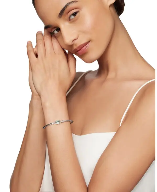 David Yurman Chatelaine Bracelet - Prasiolite/silver