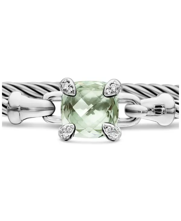 David Yurman Chatelaine Bracelet - Prasiolite/silver