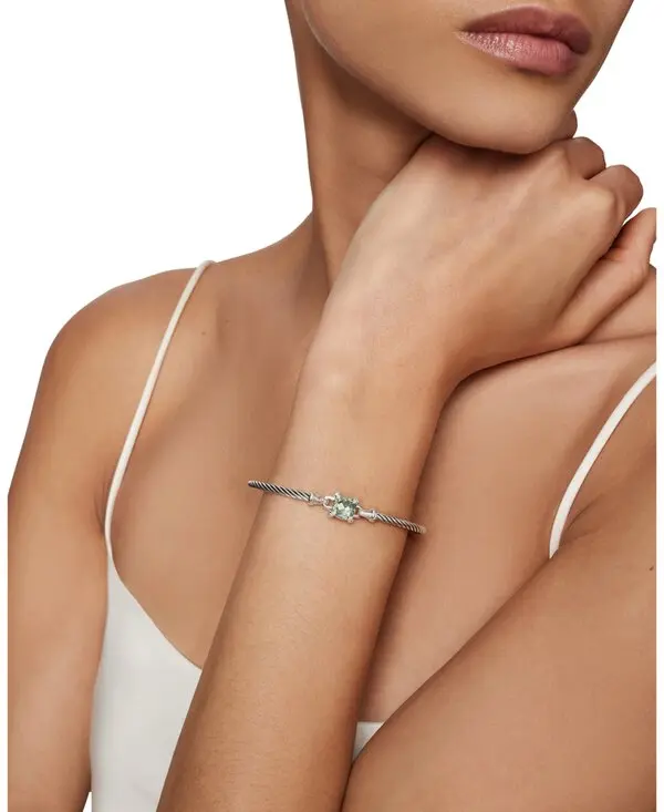 David Yurman Chatelaine Bracelet - Prasiolite/silver