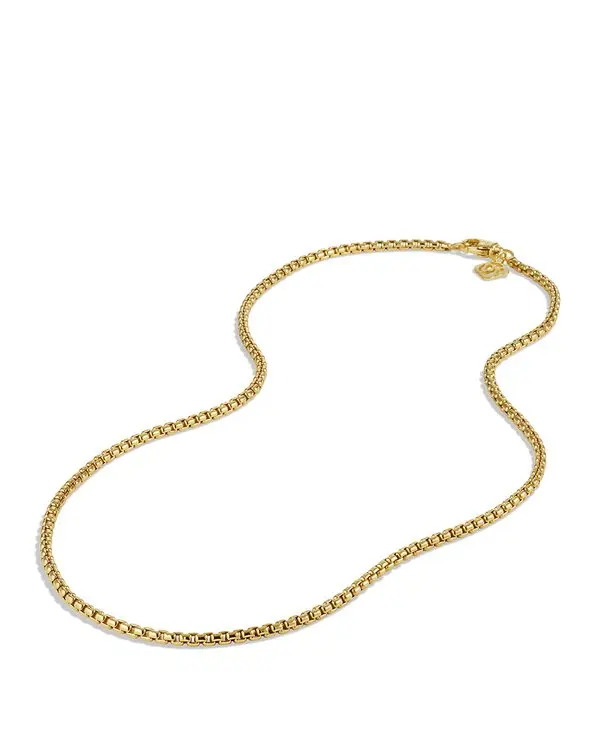 David Yurman Small Box Chain - Gold