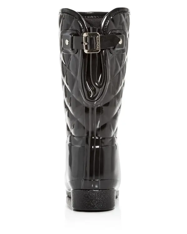 Hunter Refined Quilted Gloss Rain Boots