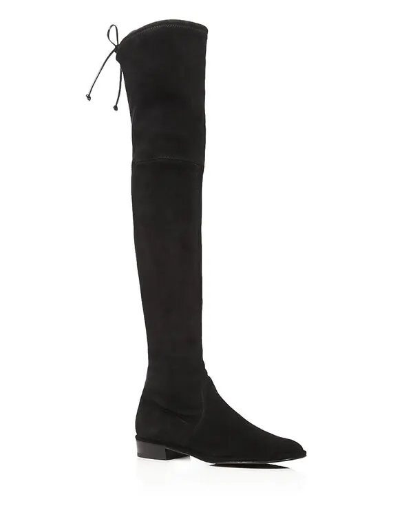 STUART WEITZMAN Lowland Stretch Over-the-knee Boots - Black Suede