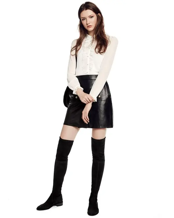 STUART WEITZMAN Lowland Stretch Over-the-knee Boots - Black Suede