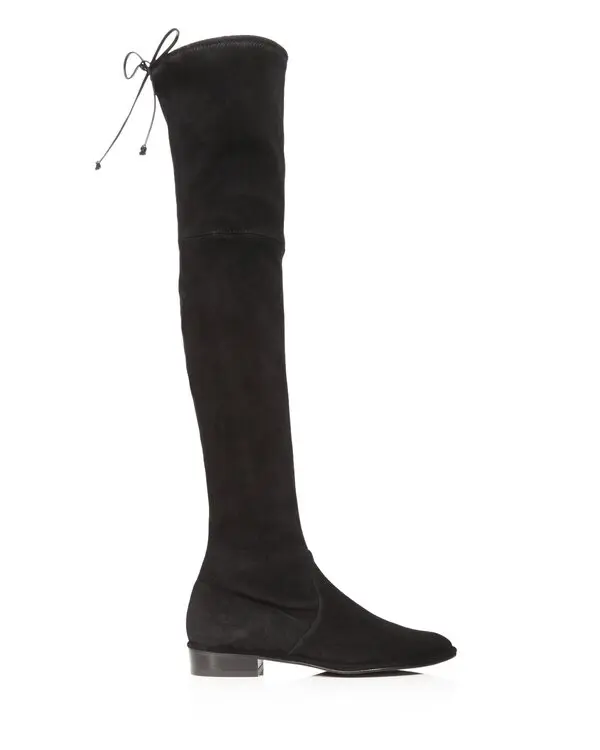 STUART WEITZMAN Lowland Stretch Over-the-knee Boots - Black Suede