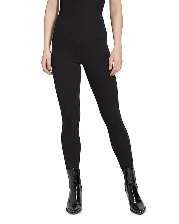 Lyssé Denim-look Leggings - Black