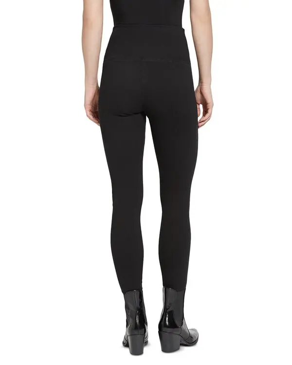Lyssé Denim-look Leggings - Black