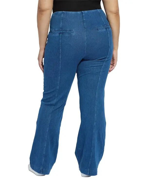 Lyssé Plus Pull-on Trouser Jeans - Mid Wash