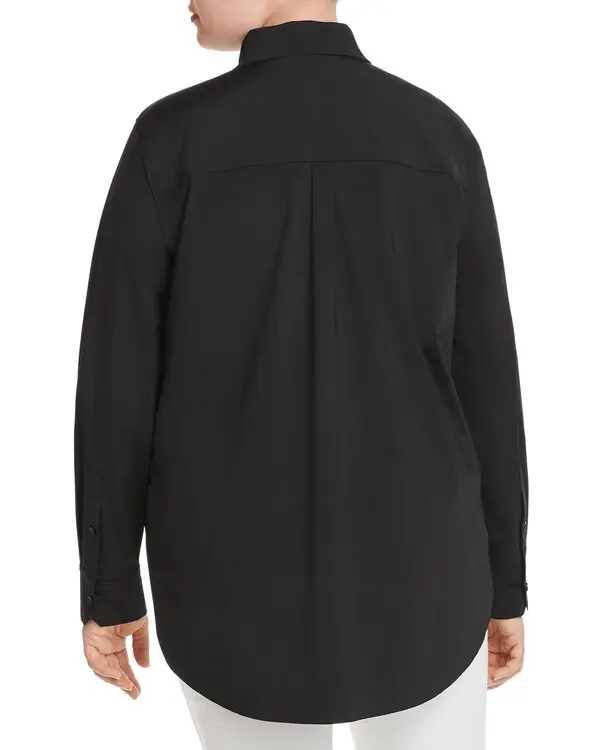 Lyssé Schiffer Pocketed Button-down Shirt - Black