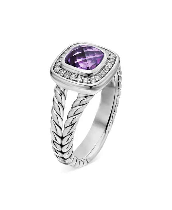 David Yurman Petite Albion Ring - Amethyst
