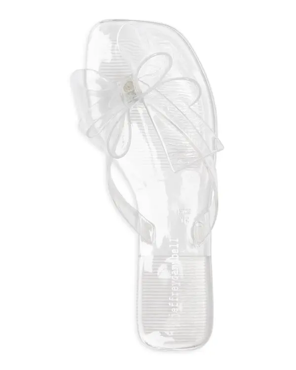 Jeffrey Campbell Sugary Thong Jelly Sandals