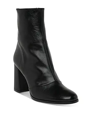Whistles Dina High Heel Leather Ankle Boots