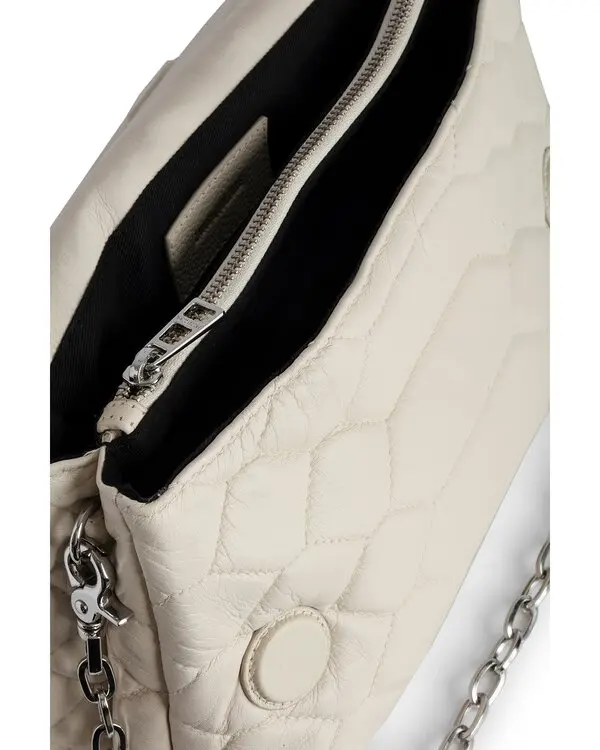 Zadig&Voltaire Xl Rocky Matte Scale Shoulder Bag - Flash