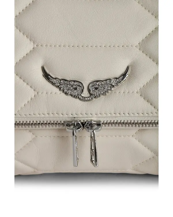 Zadig&Voltaire Xl Rocky Matte Scale Shoulder Bag - Flash