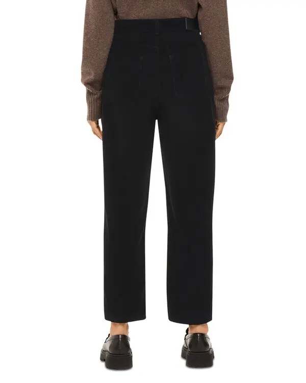 Whistles High-rise Cropped Corduroy Trousers