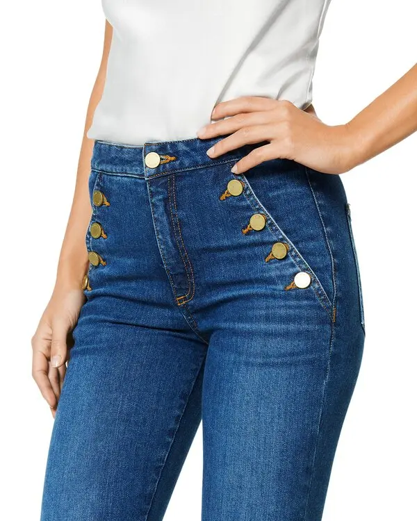 Ramy Brook Helena High-rise Flared Sailor Jeans - Medium Wash