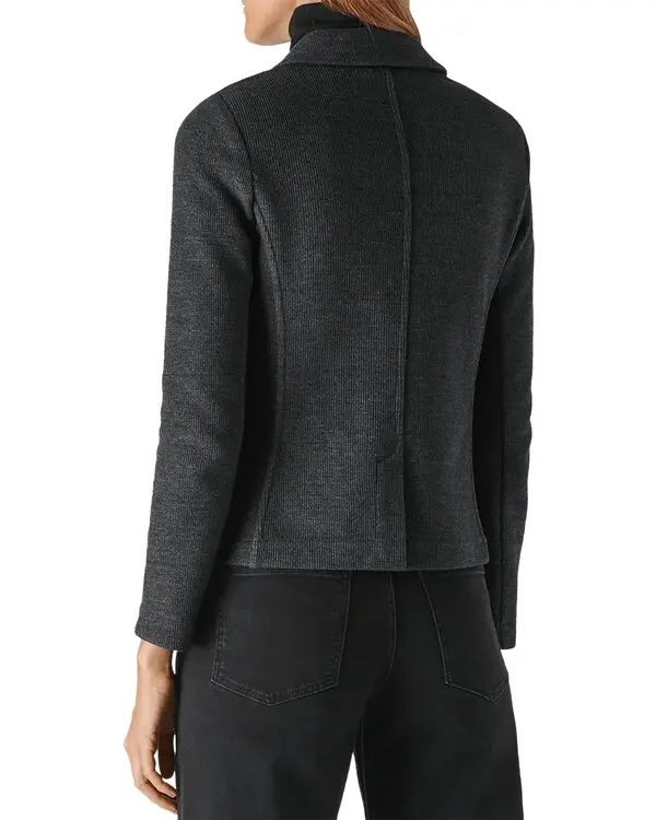 Whistles Slim Jersey Knit Blazer