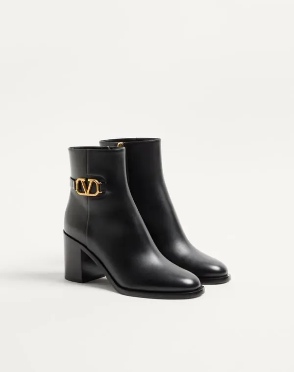Valentino Garavani Vlogo Signature Ankle Boots - Black