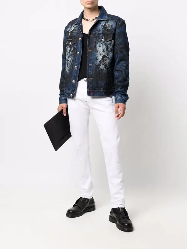 Philipp Plein Logo-plaque Skinny Jeans