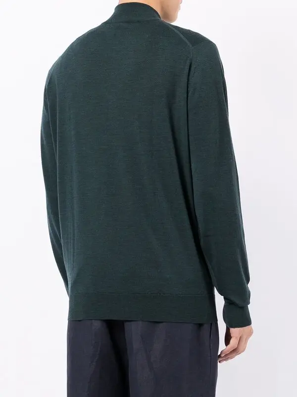John Smedley Fine-knit Zipped Jumper