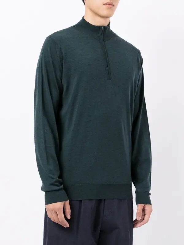 John Smedley Fine-knit Zipped Jumper