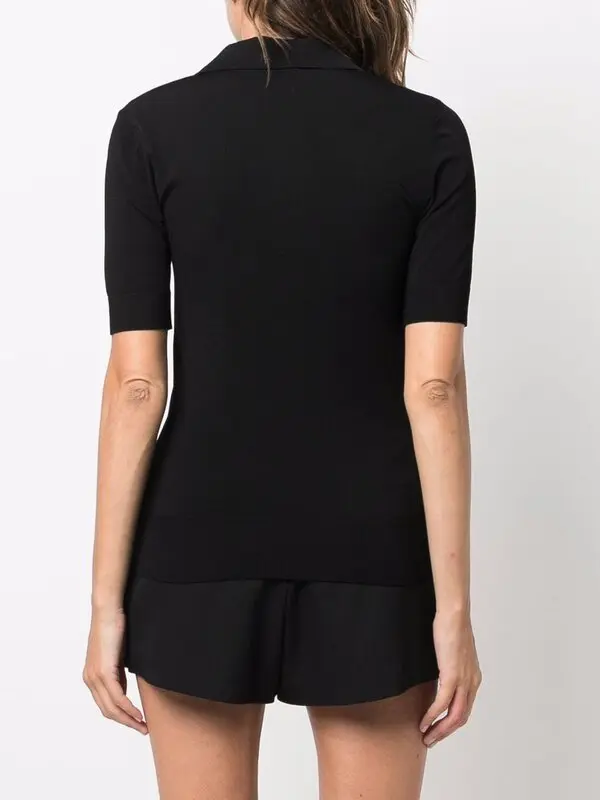Dolce & Gabbana Logo-plaque Polo Top