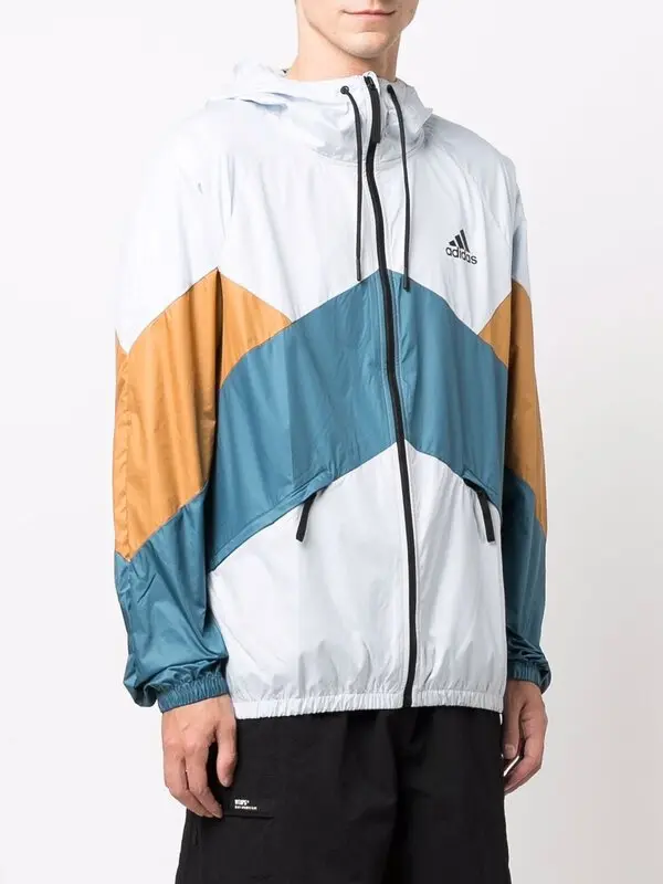 Adidas Wind.Rdy Back To Sport Windbreaker In Blue - 10% Off