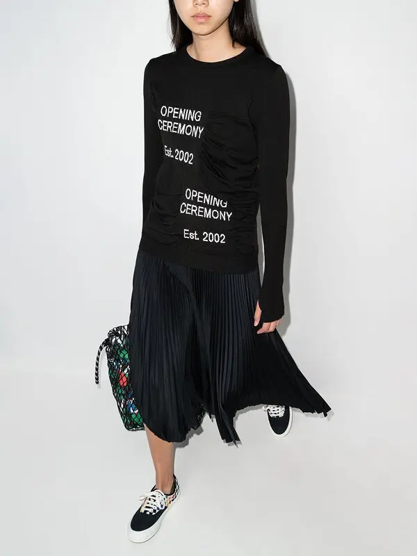 Opening Ceremony Box Logo Crew-neck Jumper