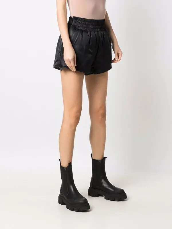 Red Valentino Side-zip Padded Shorts - Black