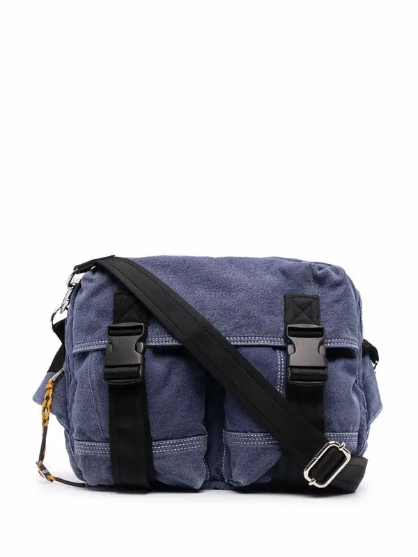 DIESEL® Convertible Messenger Backpack - Blue