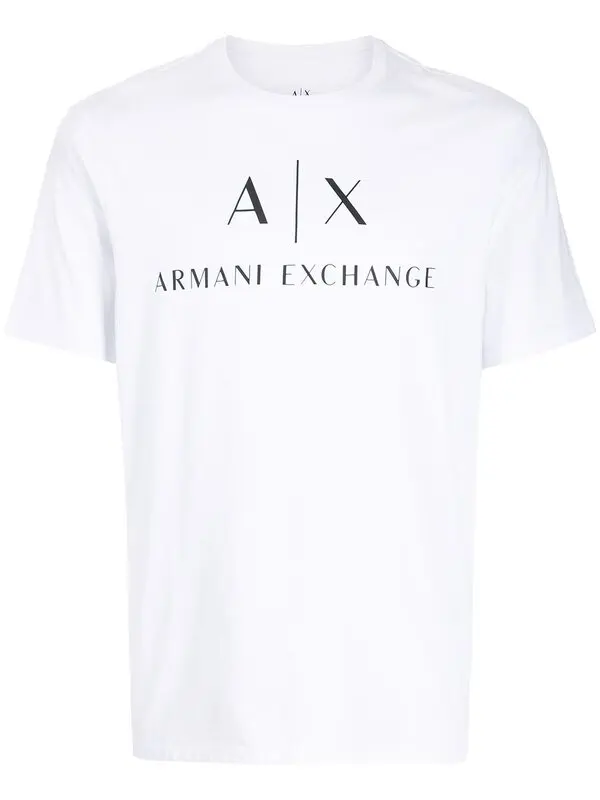 Armani Exchange Logo-print Cotton T-shirt - White